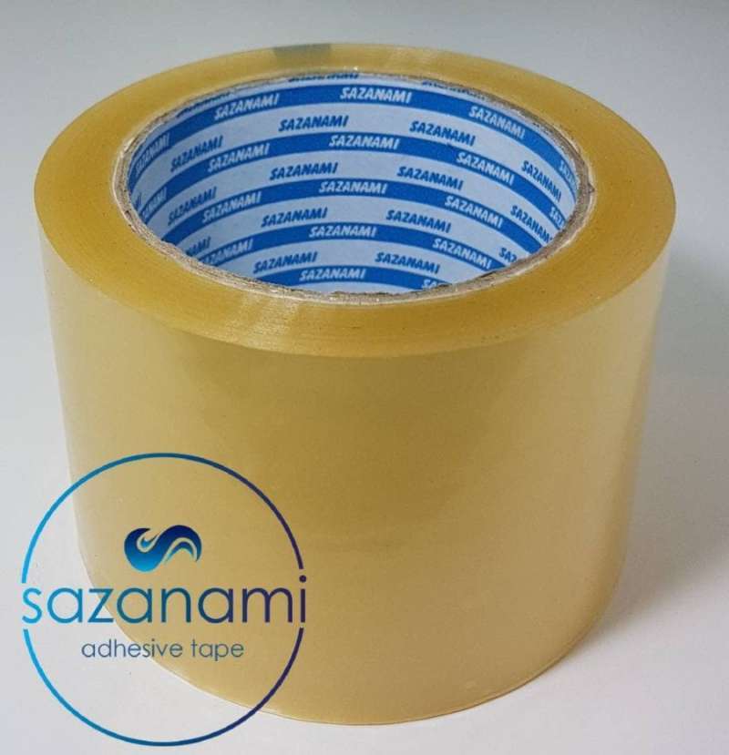 Jual Lakban Bening 3 Inch 100 Yard Sazanami Opp Tape 72mm Di Seller ...