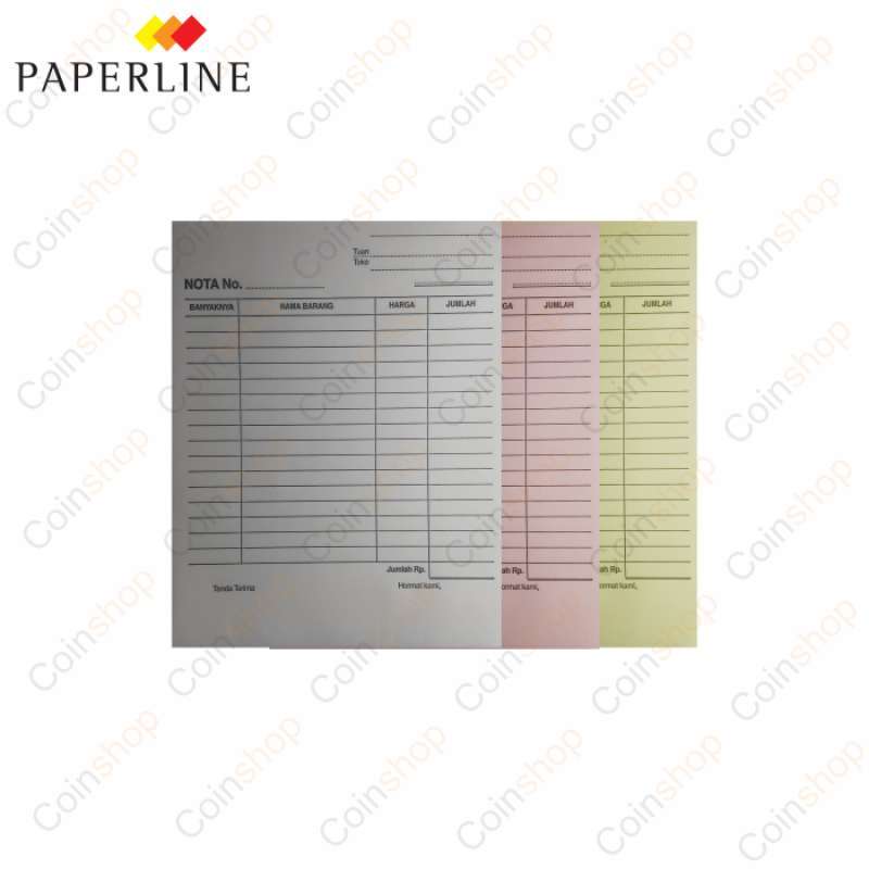 Jual Buku Nota Kontan Besar 3 Ply Ncr Paperline B3 Di Seller Coinshop ...