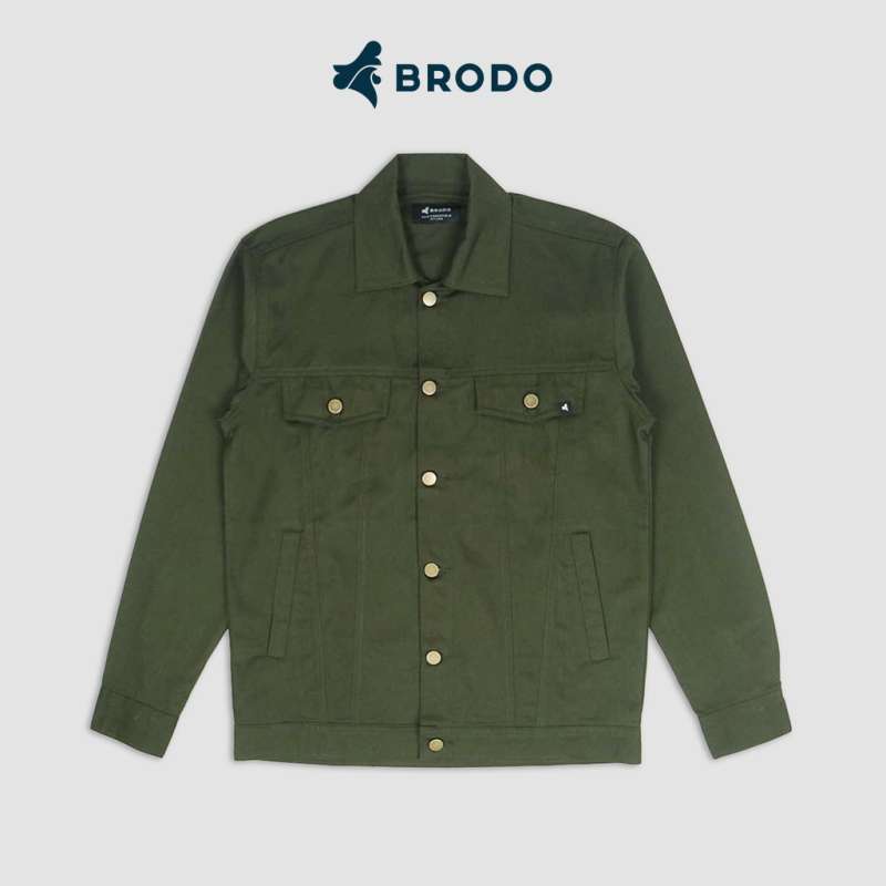 Promo BRODO - Trucker Jacket Olive Diskon 50% di Seller BRODO Official ...