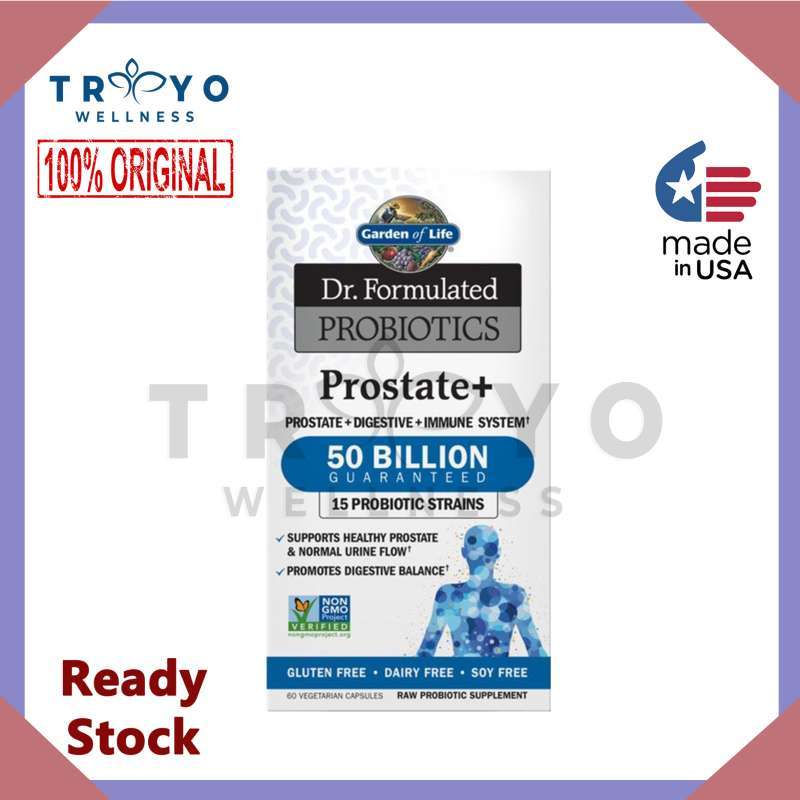 Jual Dr Formulated Probiotics Prostate+ 60 Garden Of Life probiotik ...