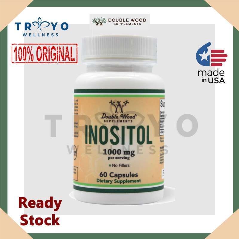 Jual Inositol Double Wood 500 mg isi 60 kapsul no filler PCOS healthy ...