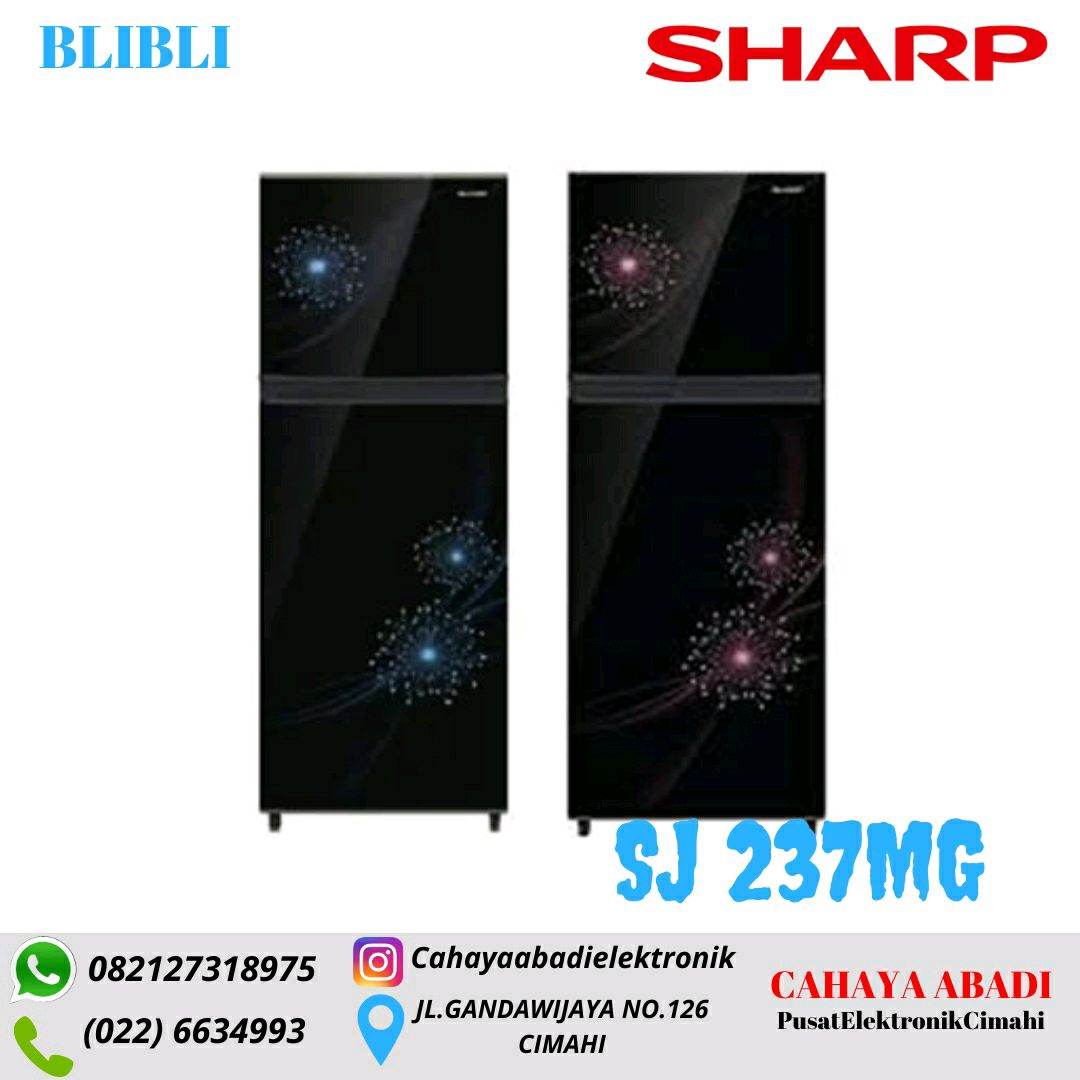 Jual KULKAS SHARP SJ 237MG DB/DP SJ-237 MG-DB/DP di Seller Cahaya Abadi ...