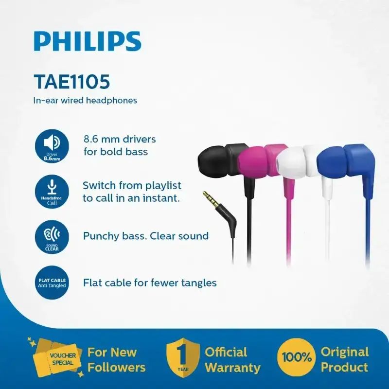 Wired Earphone Philips Garansi Resmi Indonesia 🏷️ Harga Murah Desember 2025