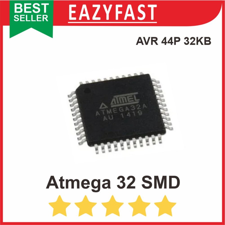 Jual Ic Atmel Atmega At Mega 32 Smd Atmega32 Chip Avr Micro Controller