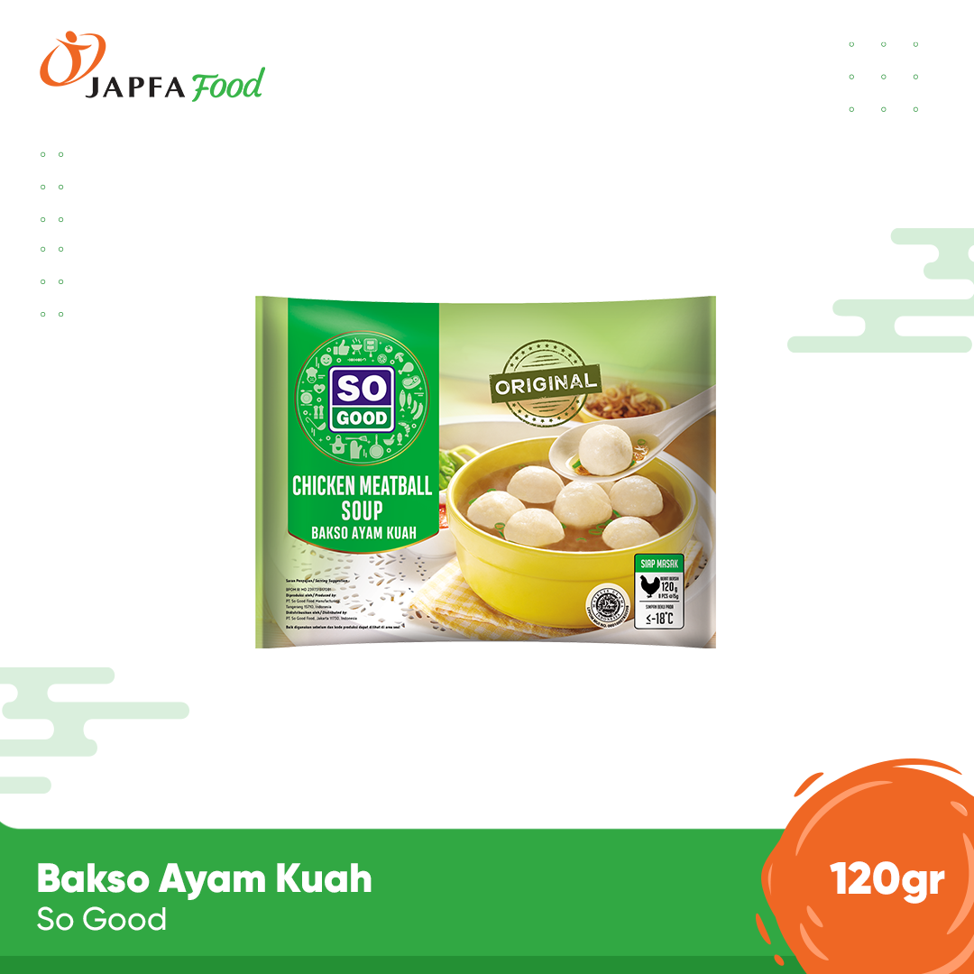 Promo So Good Bakso Ayam Kuah 120gr / Bakso Ayam Instant Halal Dengan ...
