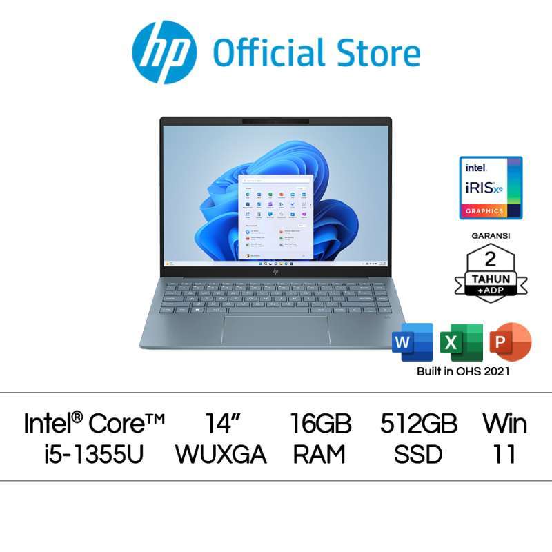 Promo Laptop Hp Pavilion Plus Ew Tu Th Generation Intel Core I Processor Intel Iris