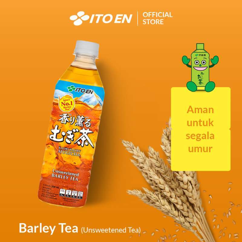 Promo 2 Box ITO EN Barley Tea No Sugar 500ml isi 48 pcs Free Paket Sehat Diskon 14% di Seller ...