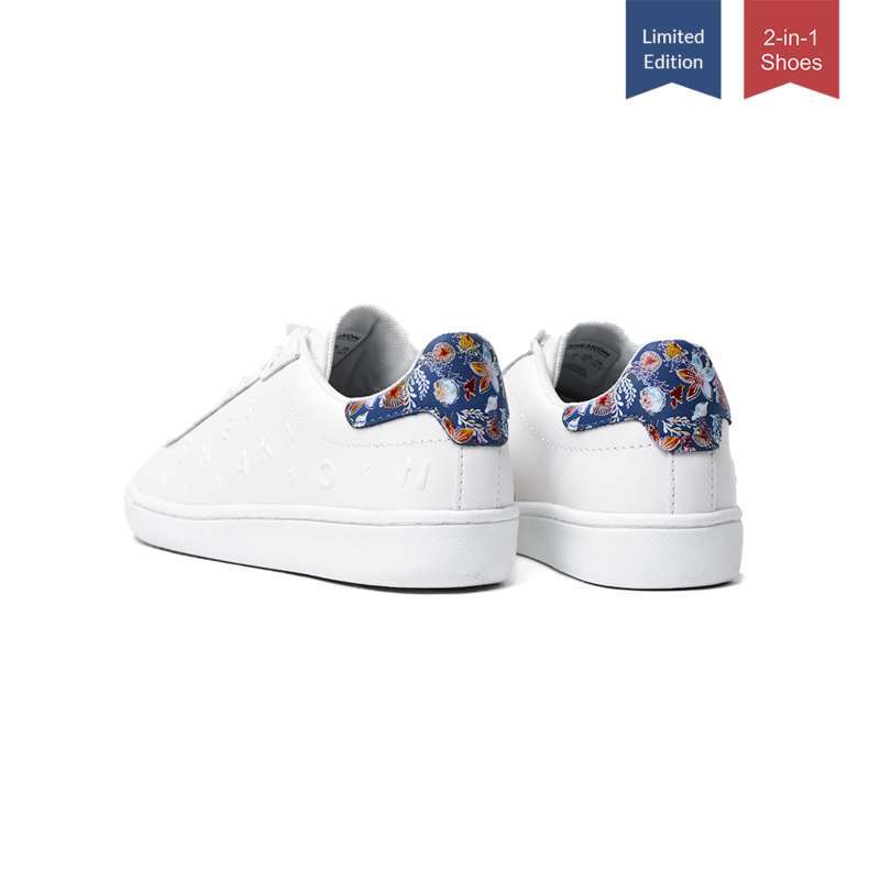 Jual Sepatu Sneakers Wanita Sneakon Ariel 2in1 Bluewhite Di Seller ...
