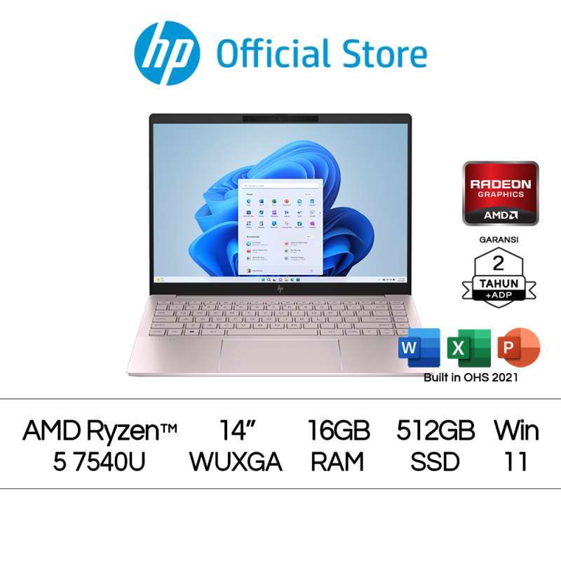 Promo Laptop Hp Pavilion Plus 14-ey0016au / Amd Ryzen 5 7500u / Amd ...