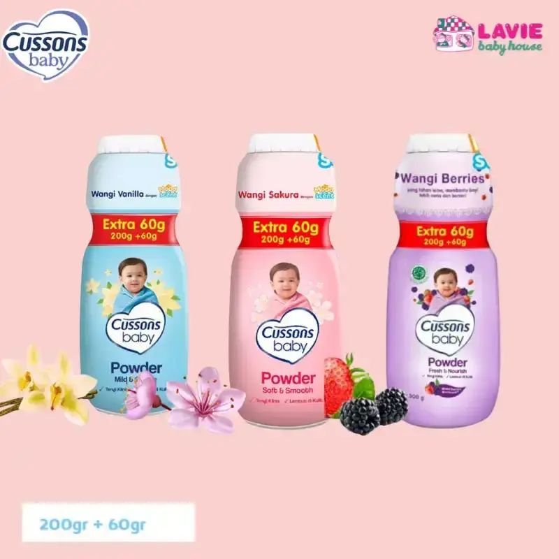 Jual Cussons Baby Powder 200g – Bedak Bayi Lembut Wangi 8 Jam - Lavie ...