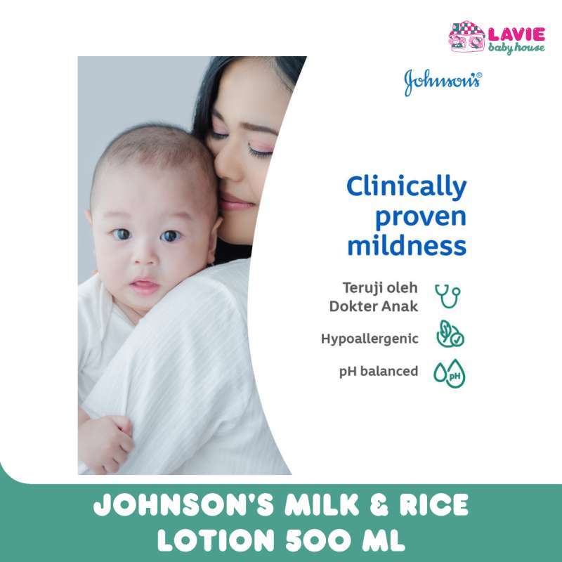 Jual Johnson's Milk + Rice Baby Lotion 500 Ml-lotion Baby Di Seller ...