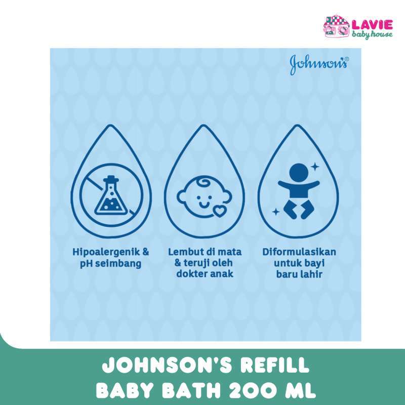 Jual Johnson's Refill Baby Bath 200 Ml-sabun Cair Bayi Di Seller Lavie ...