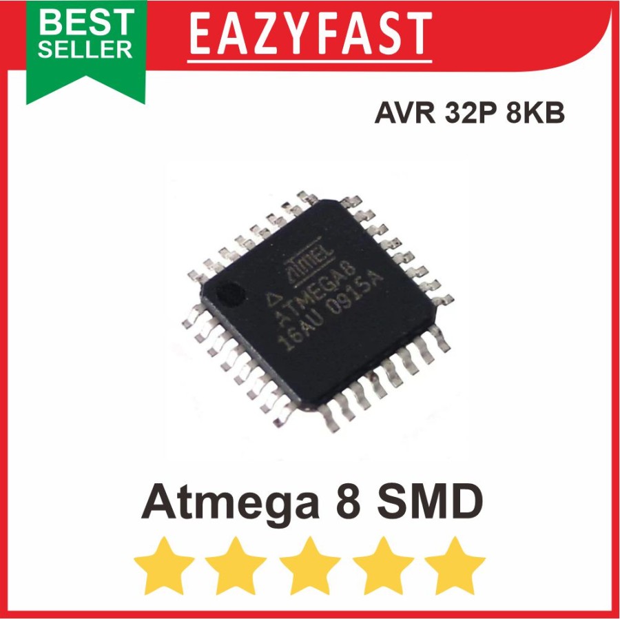 Jual Ic Atmel Atmega At Mega 8 Smd Atmega8 Chip Avr Micro Controller Uc