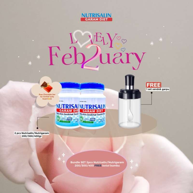 Jual Bundle 2pcs Nutrisalin 400 Gram Free Botol Bumbu Di Seller ...