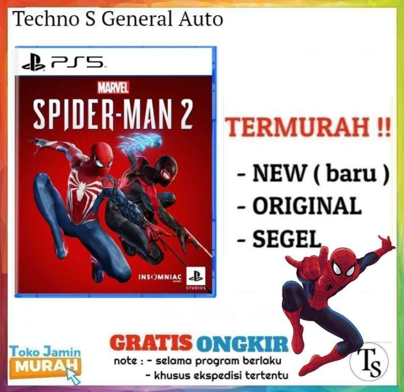 Promo Ps5 Marvel Spiderman 2 / Kaset Cd Bd Ps 5 Marvels Spiderman 2 Diskon 26% Di Seller General ...