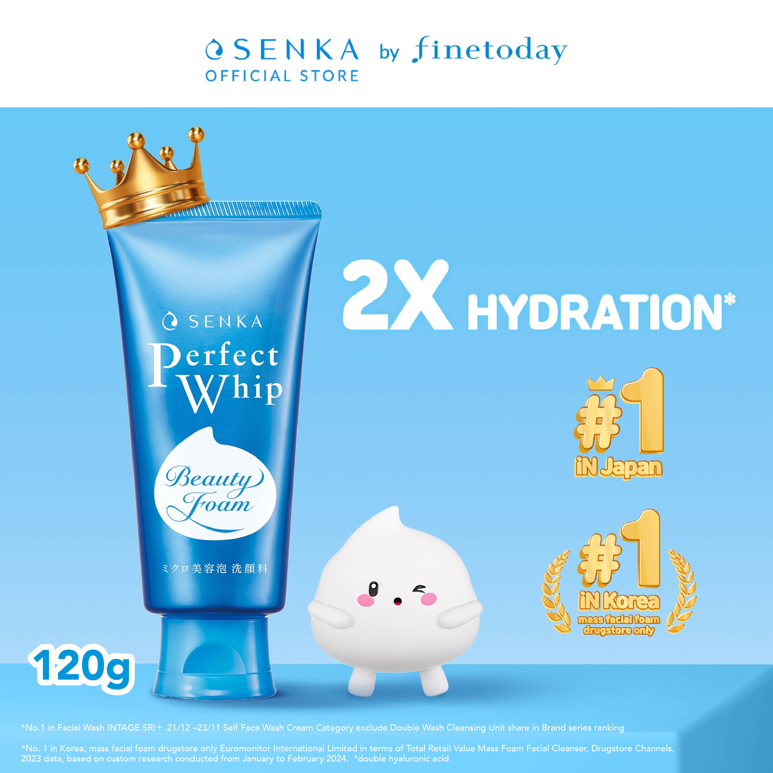 Promo Senka Perfect Whip Facial Foam [120 G] Diskon 8% Di Seller Senka ...