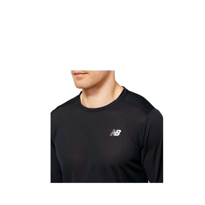 Promo New Balance Men Running Accelerate Long Sleeve Kaos Lari Pria [newlmt23225b] Diskon 18% Di ...