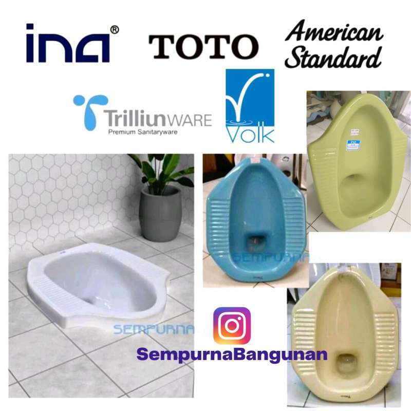 Jual Kloset closet closed jongkok Toto squatting toilet INA Trilliun ...