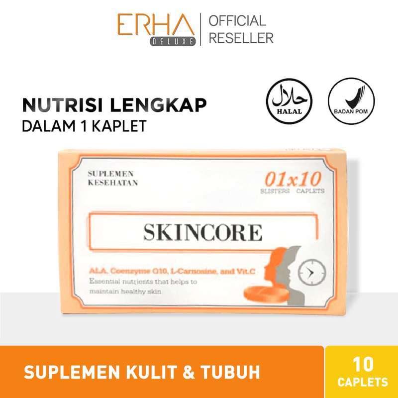 Promo ERHA Skincore - Suplemen Kulit & Tubuh 10 Caps - Anti Penuaan dan ...