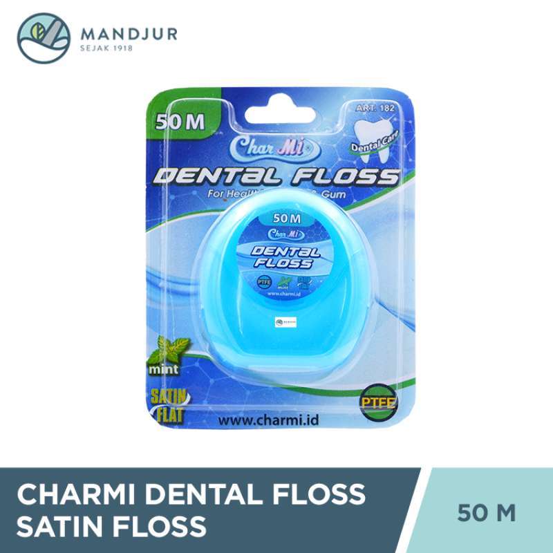 Promo Charmi Dental Floss Art 182 50 Meter - Benang Pembersih Sela Gigi ...
