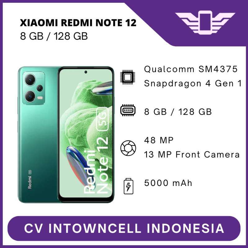Promo Xiaomi Redmi Note 12 8 128 GB Garansi Resmi NEW Diskon 2 Di Seller CV INTOWN CELL