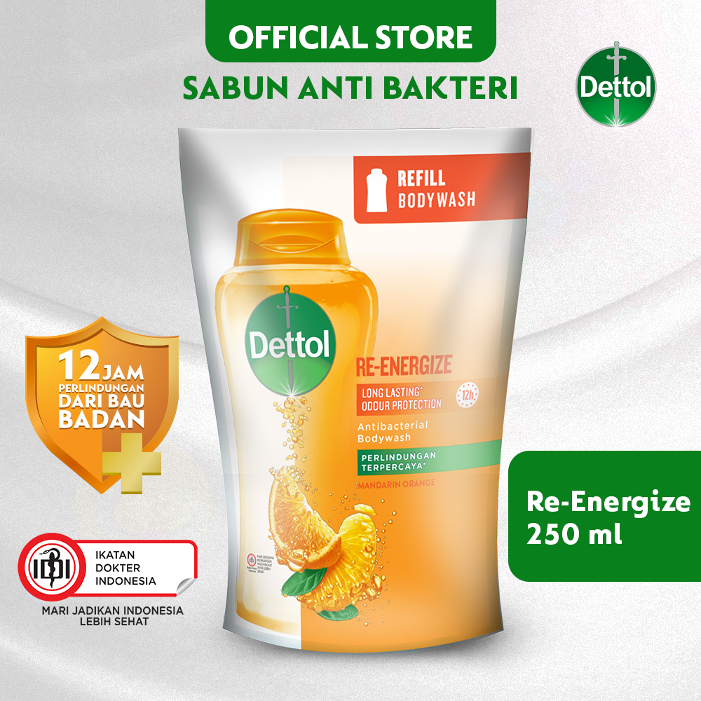 Promo Dettol Sabun Mandi Cair Anti Bakteri Reenergize [250 g] Diskon 14 ...