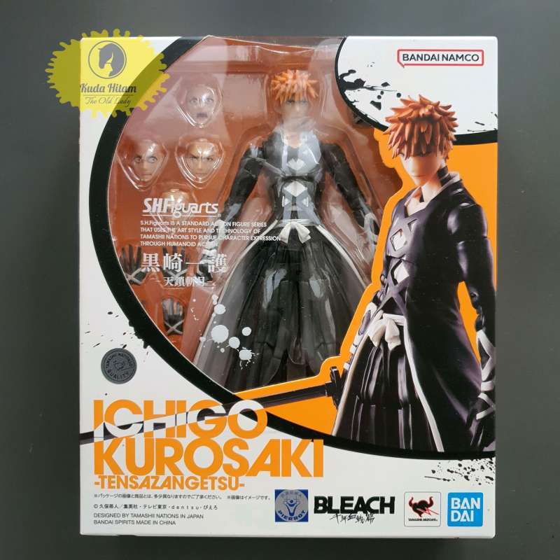 Jual Bandai Shf Bleach Ichigo Kurosaki Tensazangetsu Tensa Zangetsu Di ...