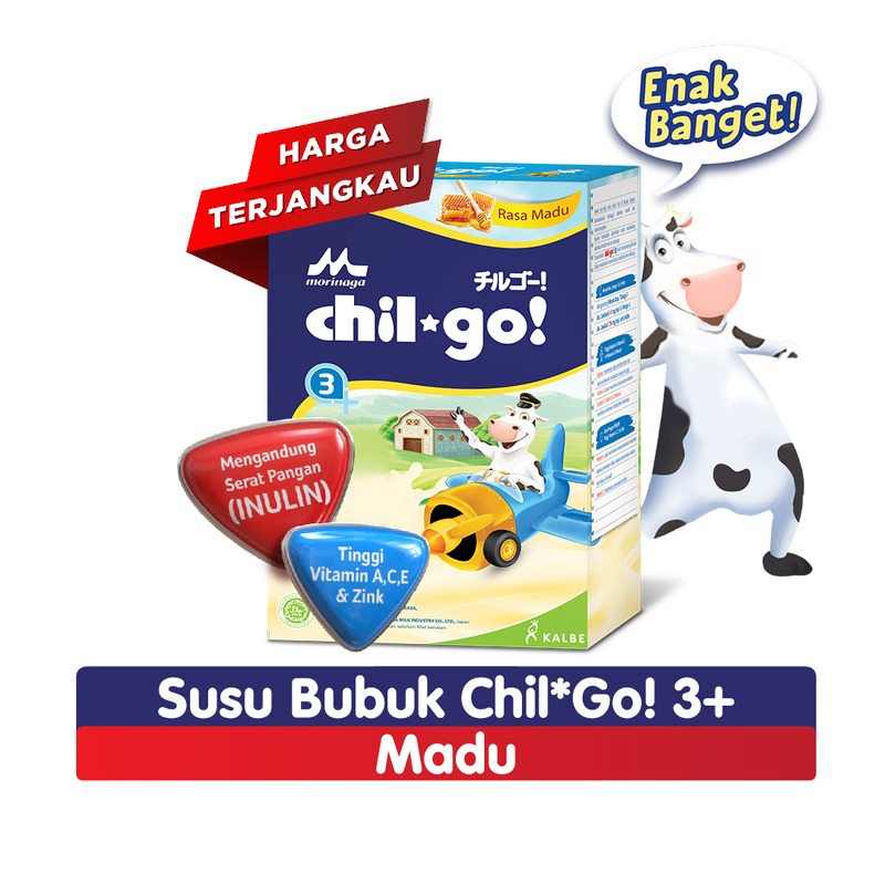 Jual Morinaga Chil-go 3+ Susu Bubuk Pertumbuhan Anak 3 - 12 Tahun Madu ...