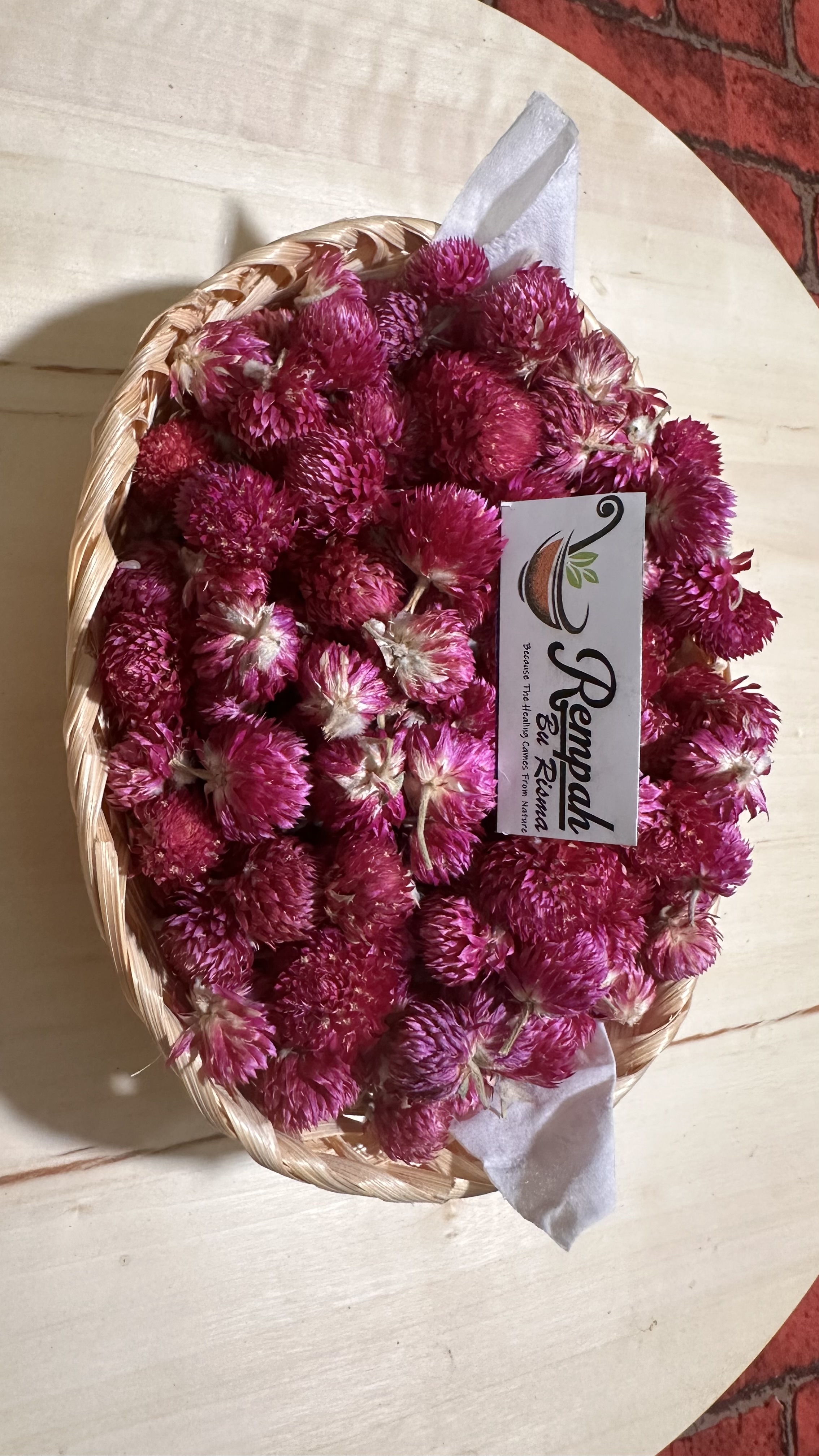 Jual Globe Amaranth Tea 1 Kg - Teh Bunga Globe Amaranth Kering Rempah ...