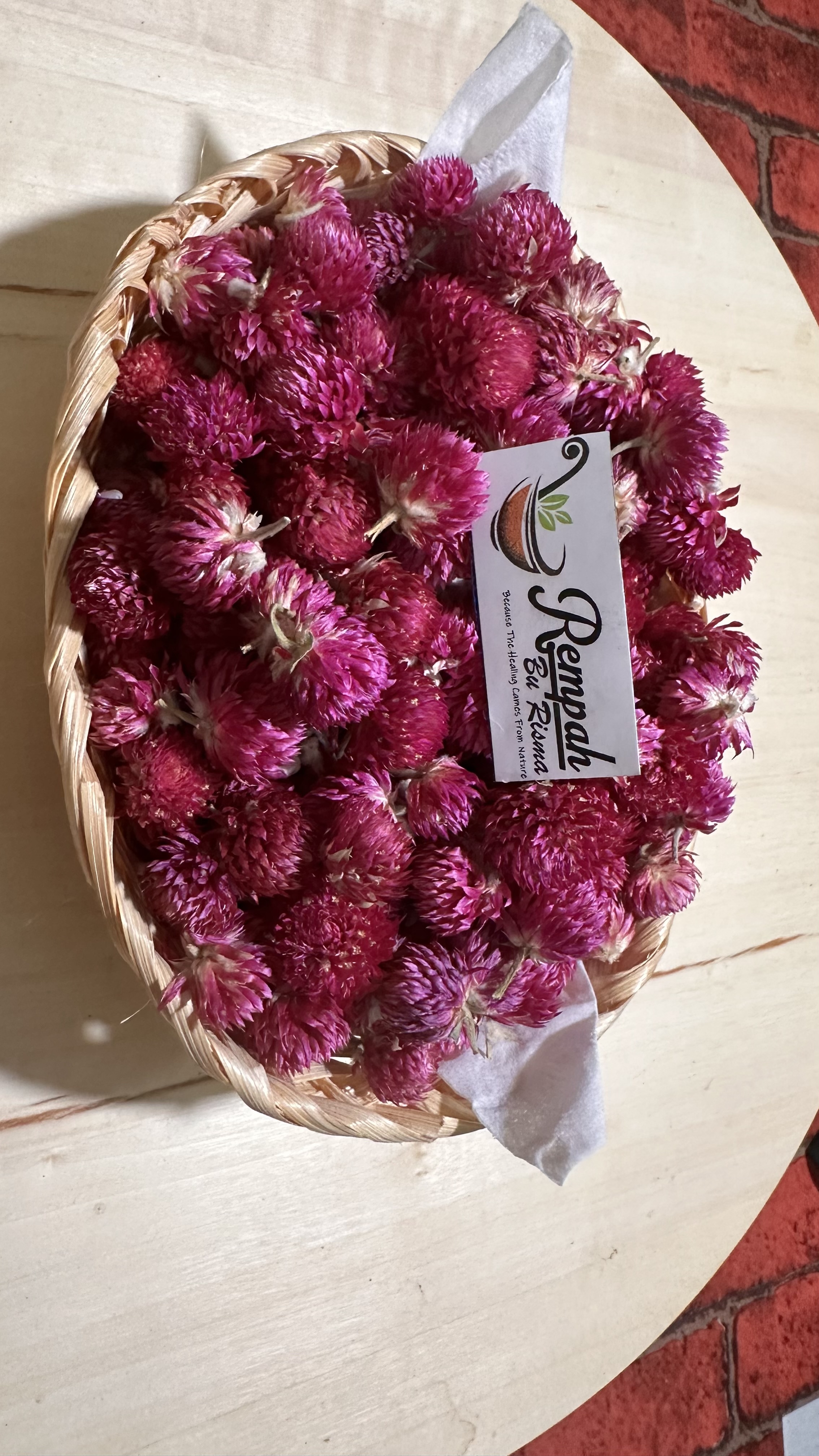 Jual Globe Amaranth Tea 1 Kg - Teh Bunga Globe Amaranth Kering Rempah ...