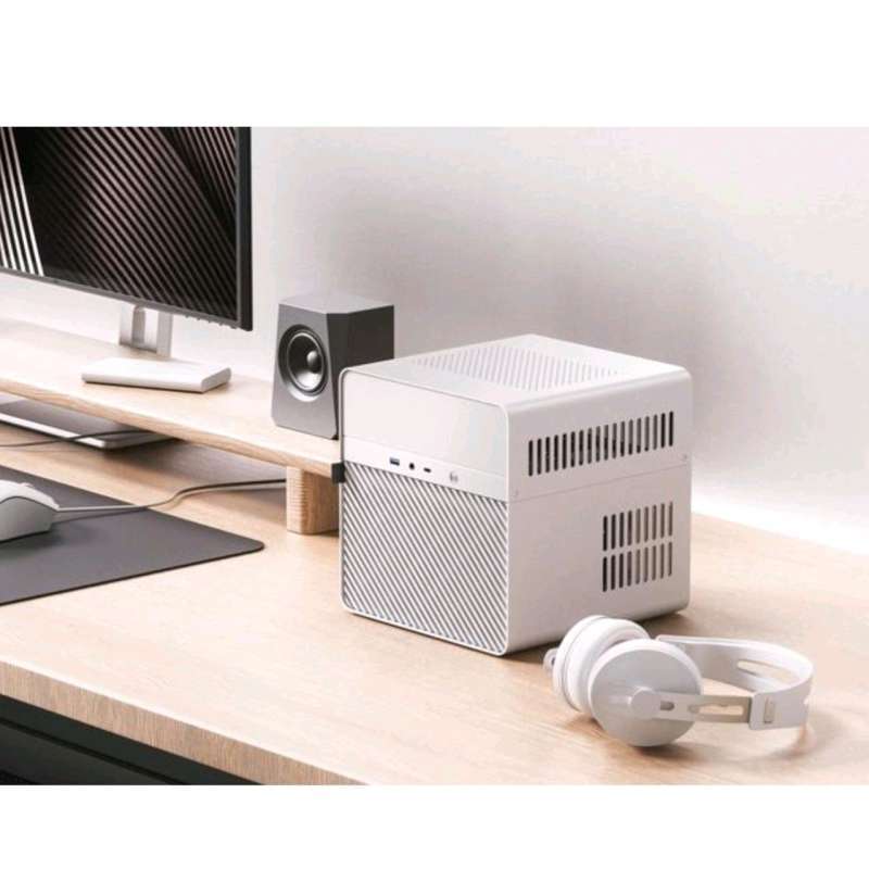 Jual Casing Jonsbo N2 White Mini Nas Case Itx 5+1 Disk Bays Mini ...