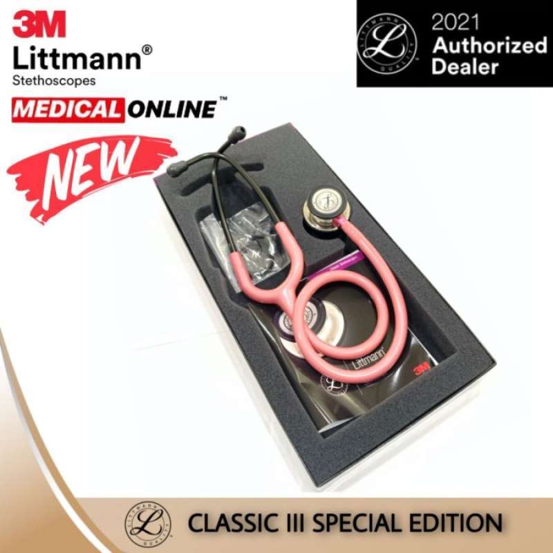 Jual 3M LITTMANN 5962 Classic III Stethoscope - Pearl Pink Tube [Mirror ...