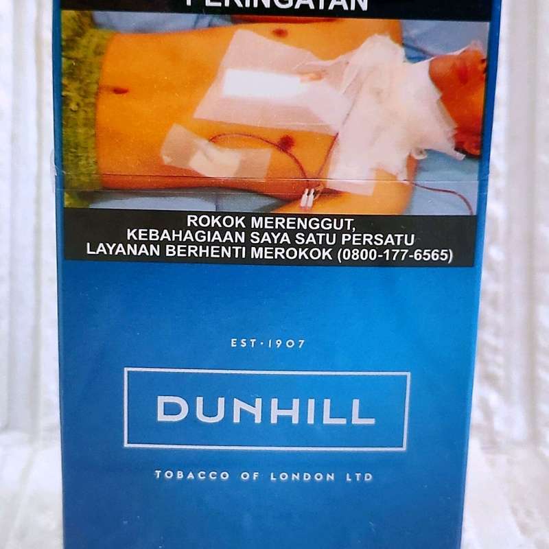 Promo Rokok Filter Dunhill Blue Light Tobacco Of London 20 Batang ...