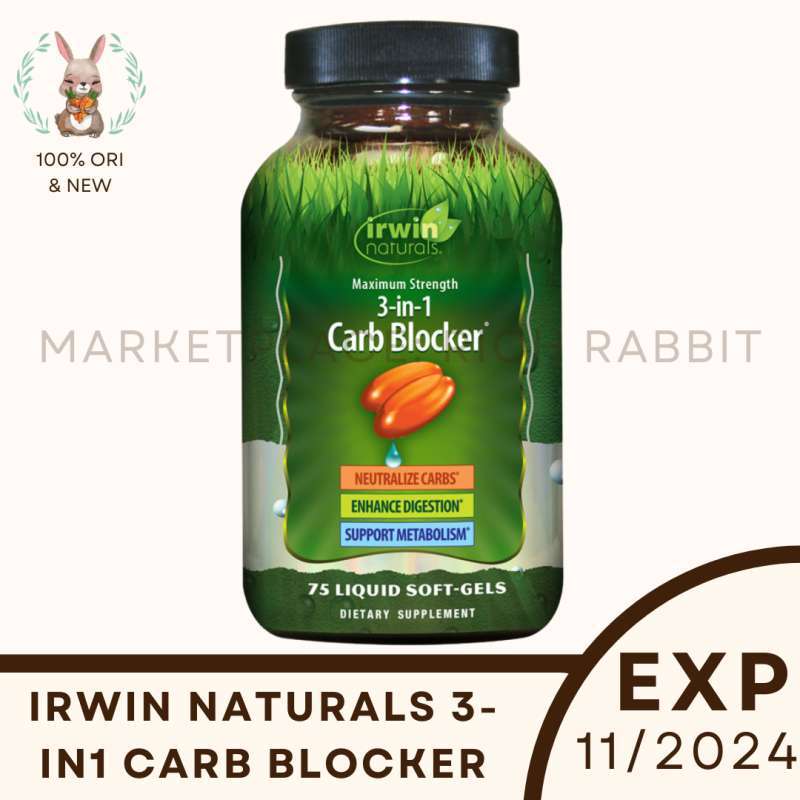 Jual Irwin Naturals Maximum Strength 3 In 1 Carb Blocker Metabolism