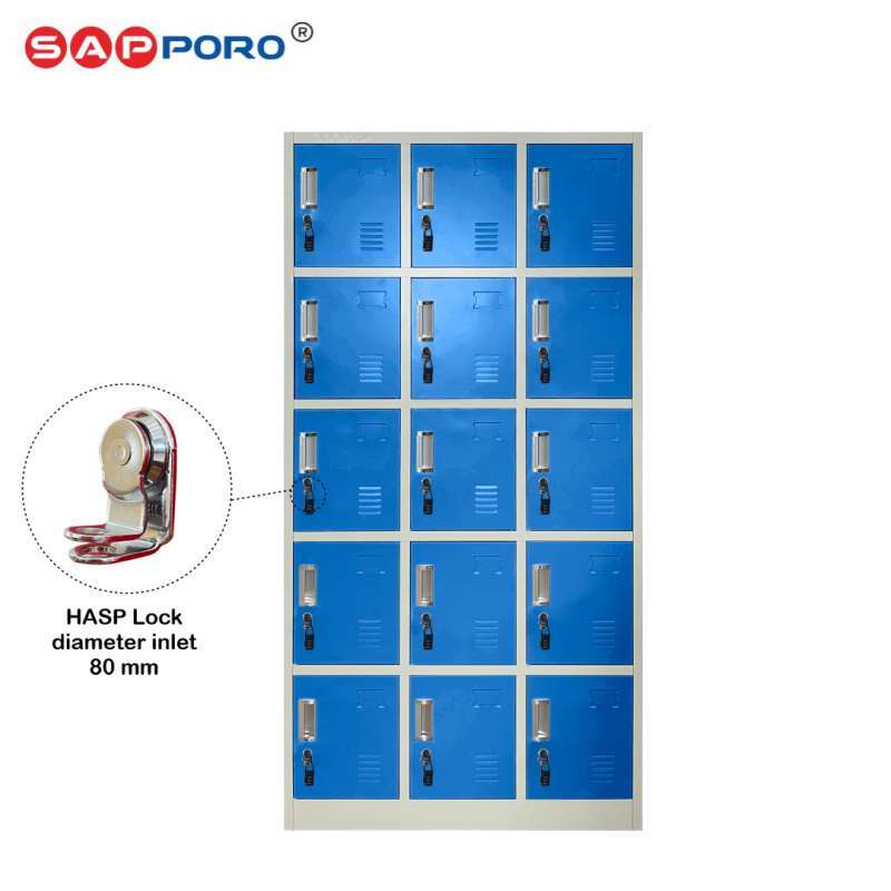 Jual SAPPORO KOLN 15 - Loker Besi 15 Pintu | Steel Locker 15 Doors ...