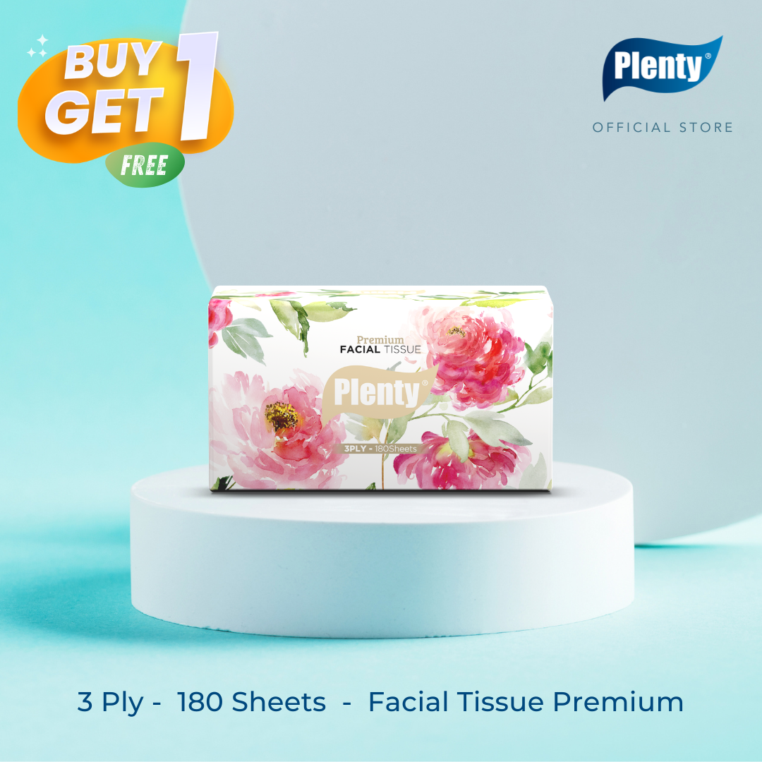 Jual Plenty® Premium Facial Tissue [180 Sheets/ 3 Ply] di Seller Plenty ...