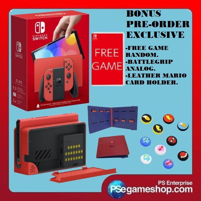 Jual Nintendo Switch Console Oled Model Mario Red Edition Batch 2 Di