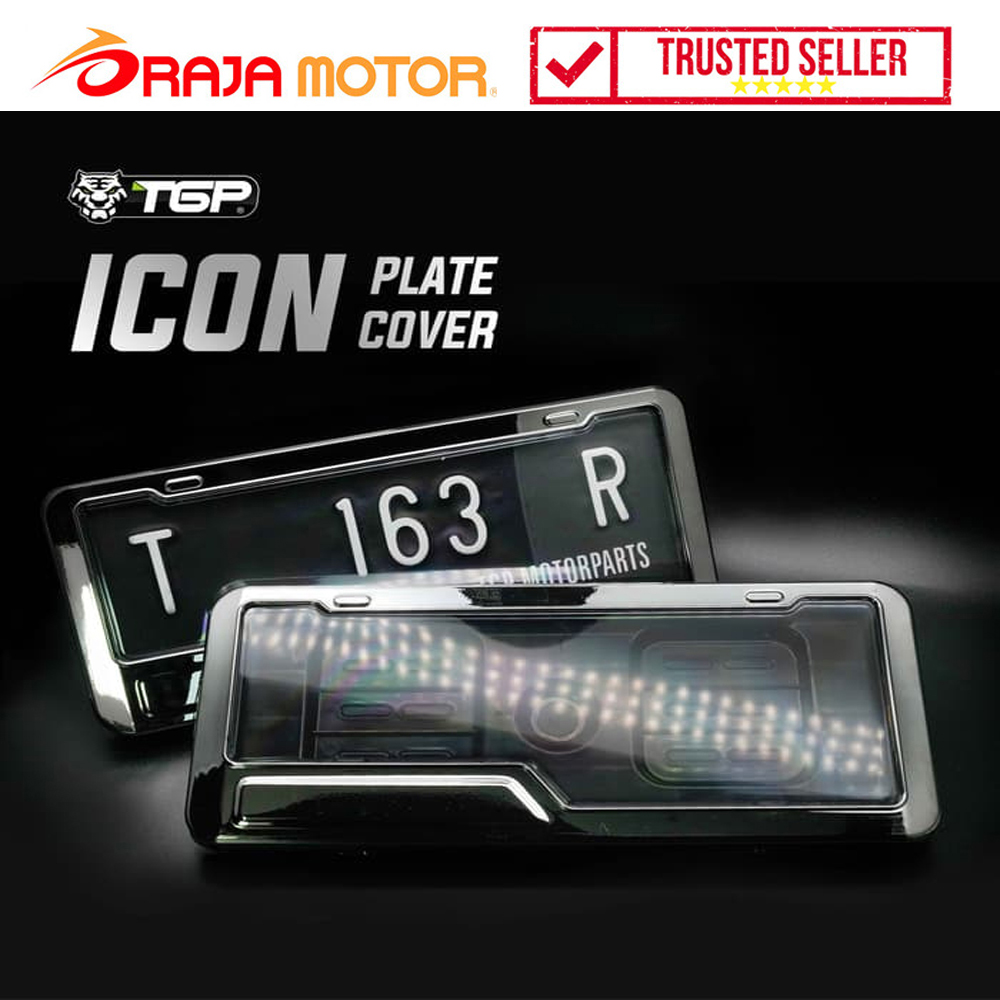 Promo Tgp Cover Plat Nomor Besar Icon Set Depan Dan Belakang Tempat ...