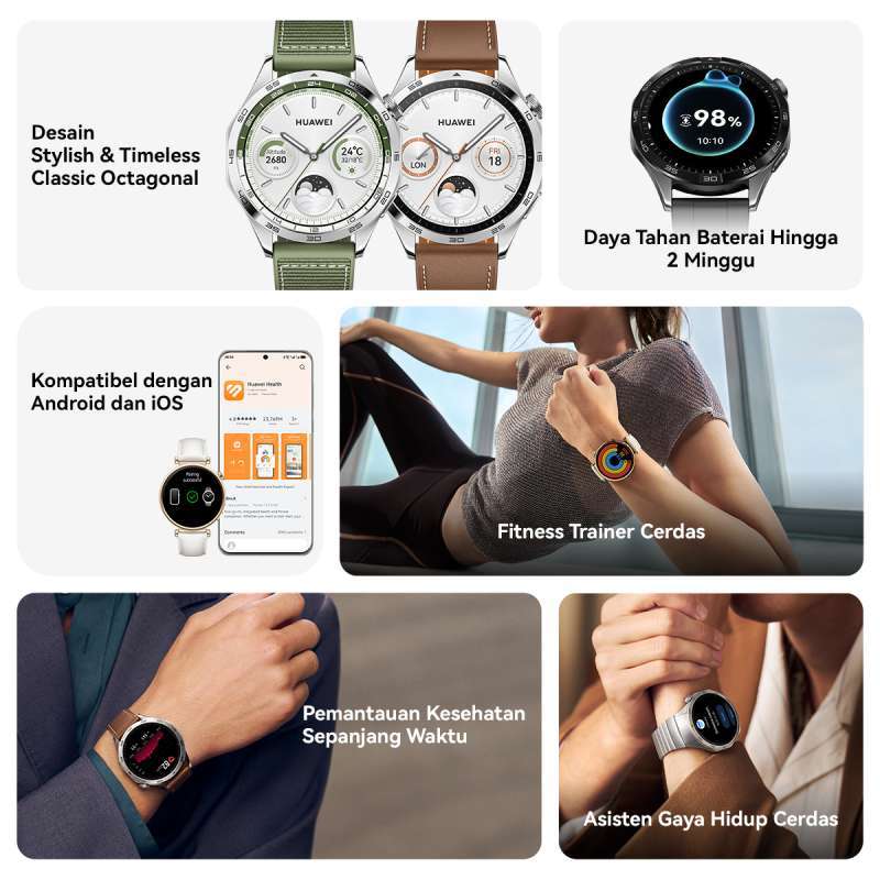 Jual Huawei Watch Gt 4 Smartwatch | Fashionable Design | Professional ...