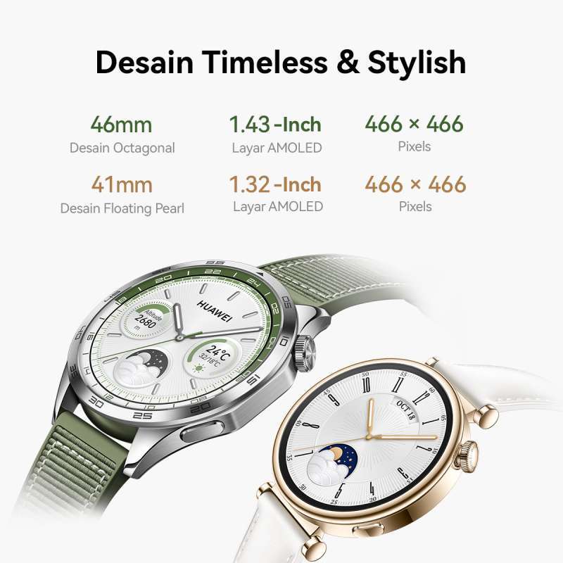 Jual Huawei Watch Gt 4 Smartwatch | Fashionable Design | Professional ...