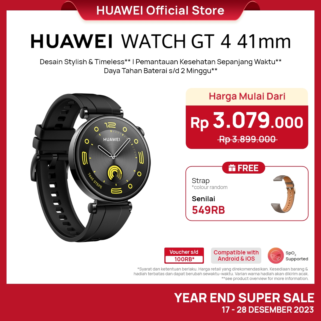 Promo HUAWEI WATCH GT 4 41MM Smartwatch | Fashionable Design ...