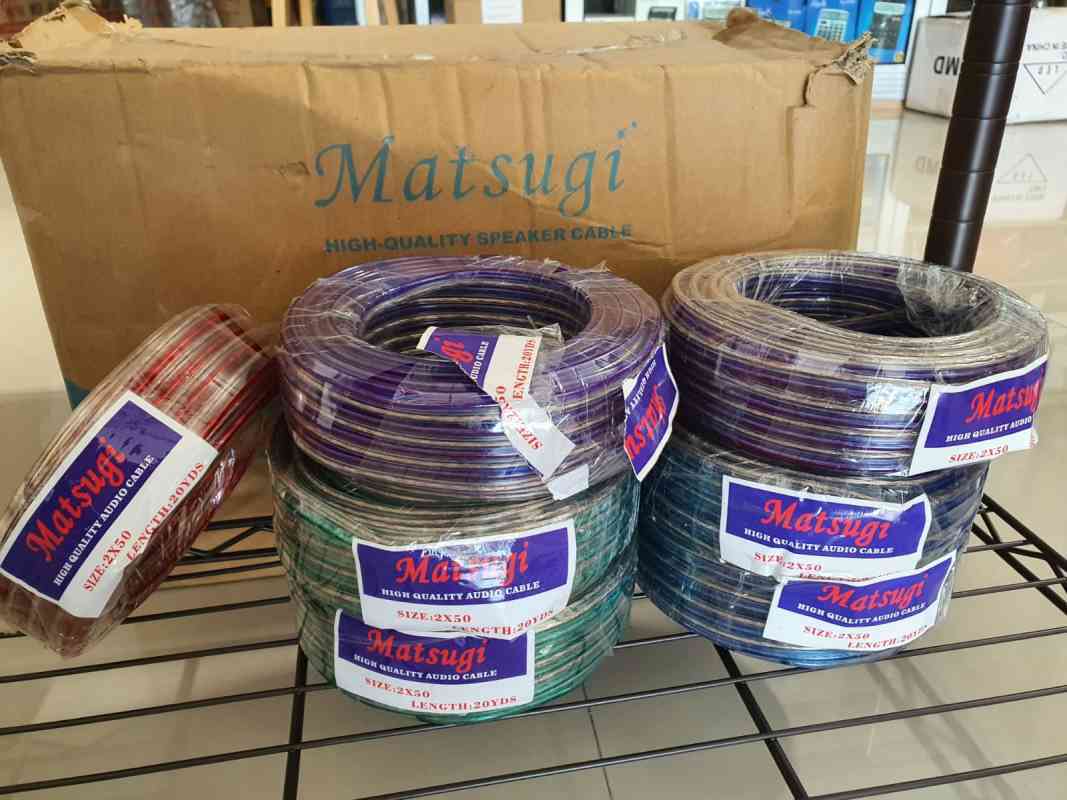 Jual kabel monster audio speaker matsugi transparan 2x50 / 2 x 50 20 ...