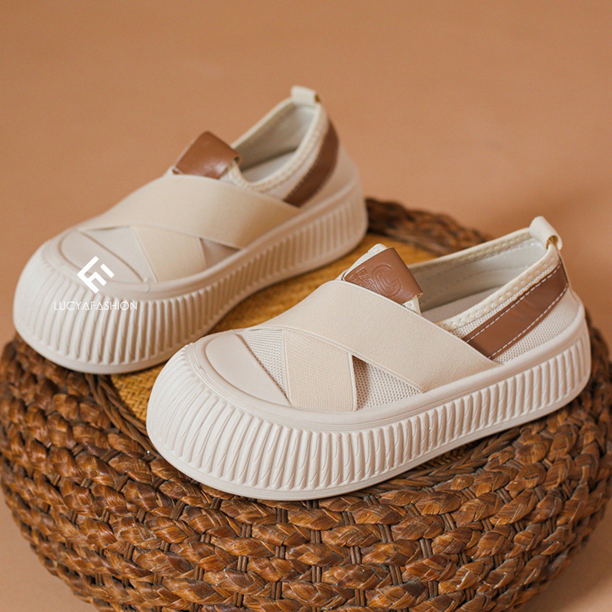 Promo Sneakers Korea Viral Sepatu Wanita Import Kekinian Terbaru 1504 ...