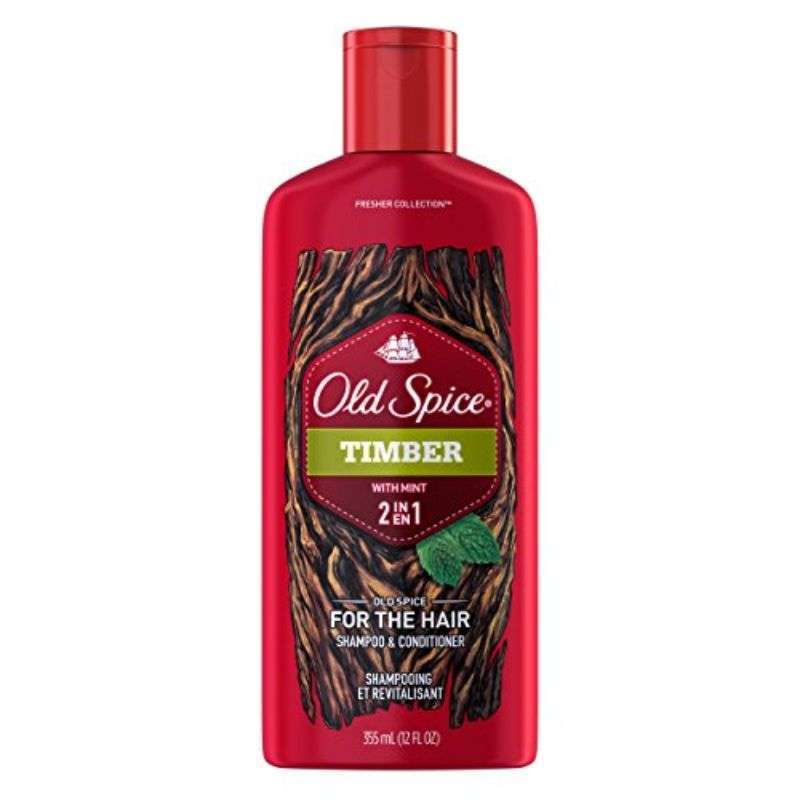 Jual Old Spice Timber With Mint 2 In 1 Shampoo And Conditioner 12 Fl Oz ...