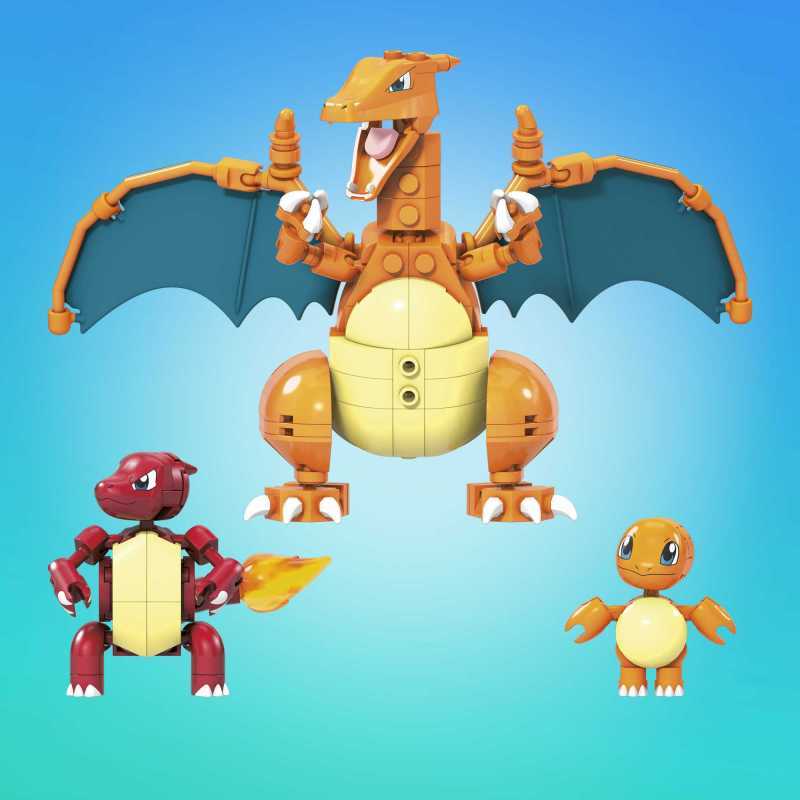 Promo MEGA Pokemon Charmander Evolution Construction Set, Building Toys ...