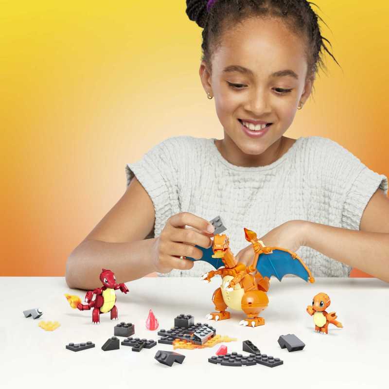 Promo MEGA Pokemon Charmander Evolution Construction Set, Building Toys ...