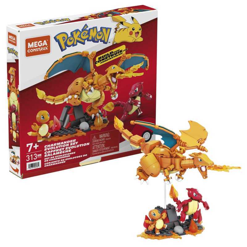 Promo MEGA Pokemon Charmander Evolution Construction Set, Building Toys ...