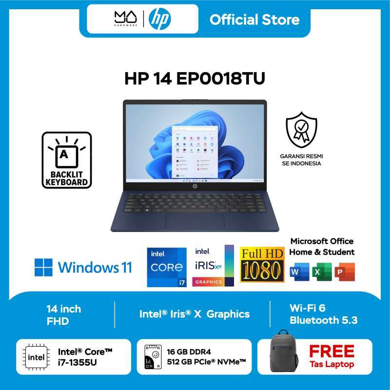 Jual Laptop Hp 14 Ep0018 Original Murah - Harga Diskon Juni 2024 | Blibli
