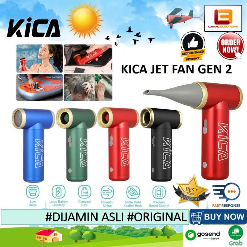 Jual KiCa Jet Fan Gen 2 Multifunction Fan Mini Portable JetFan II ...