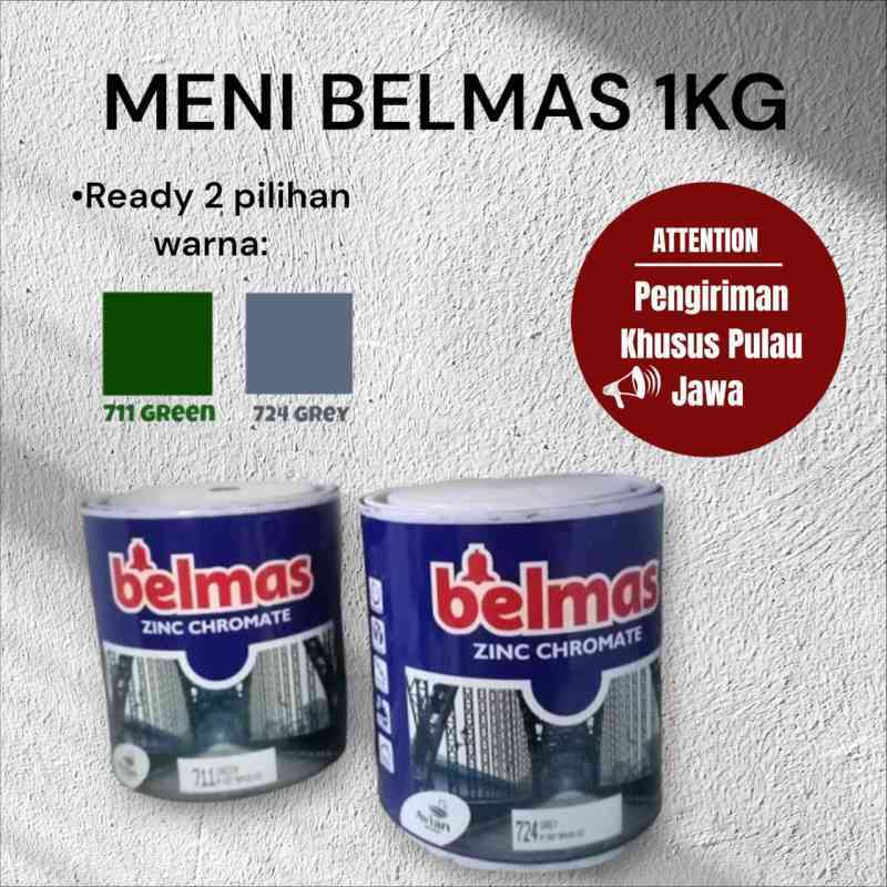 Jual Meni Besi Belmas 1 Kg. Zinc Chromate. Cat Anti Karat Di Seller ...